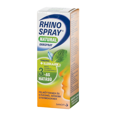 Rhinospray Natural orrspray 20ml - Kulcs Patikák